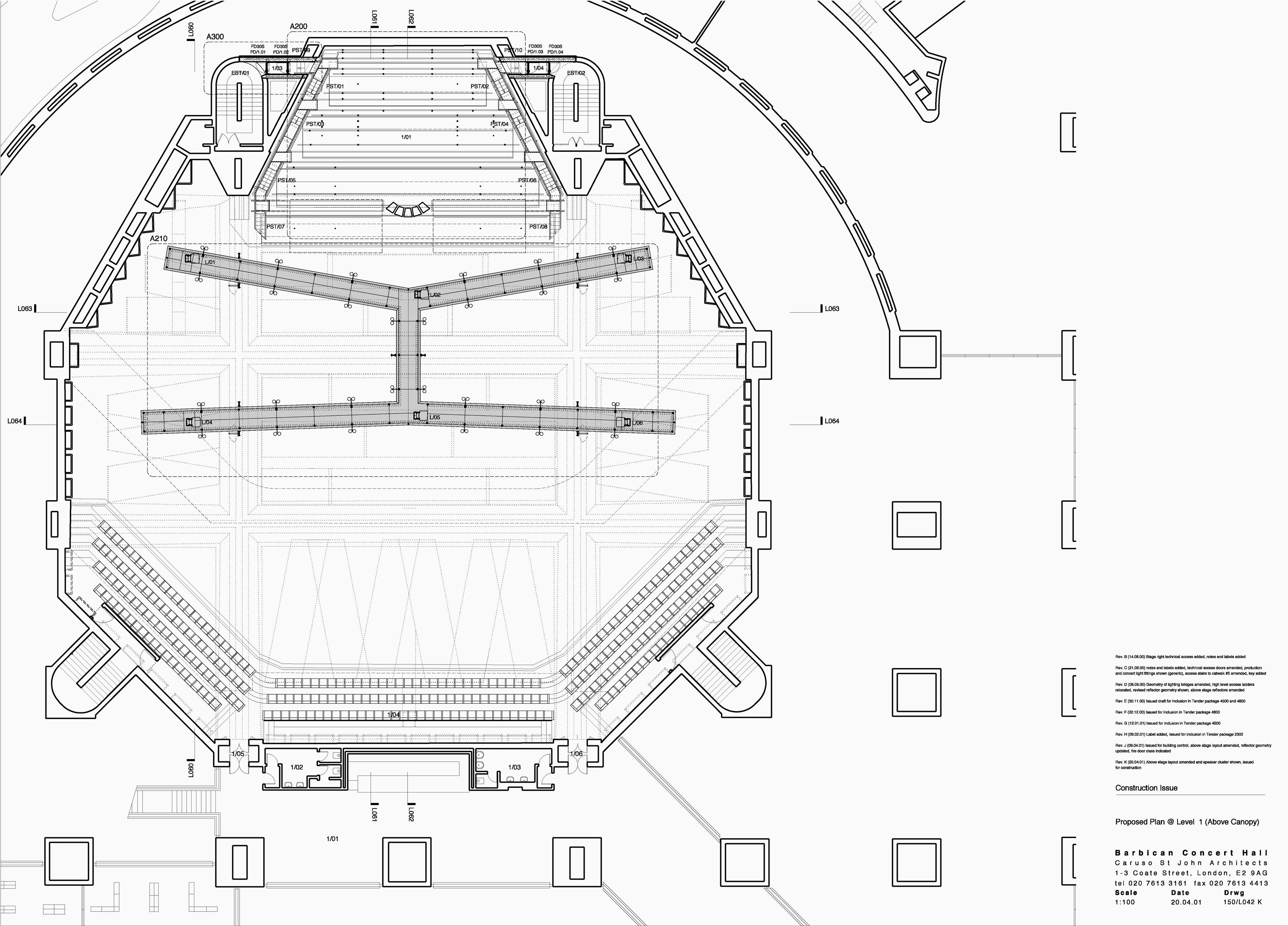 Barbican Concert Hall | Projects | Caruso St John Architects
