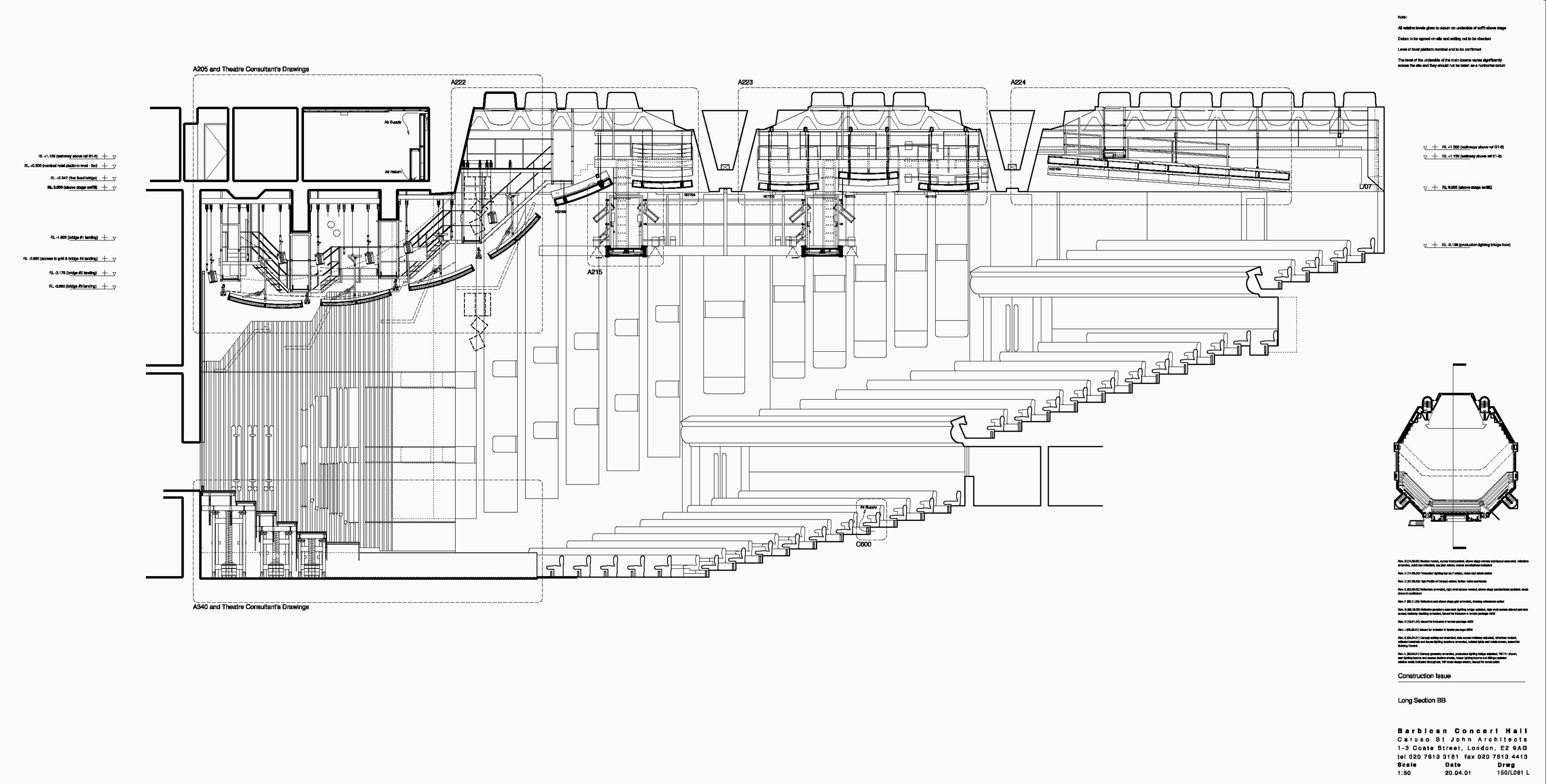 Barbican Concert Hall | Projects | Caruso St John Architects