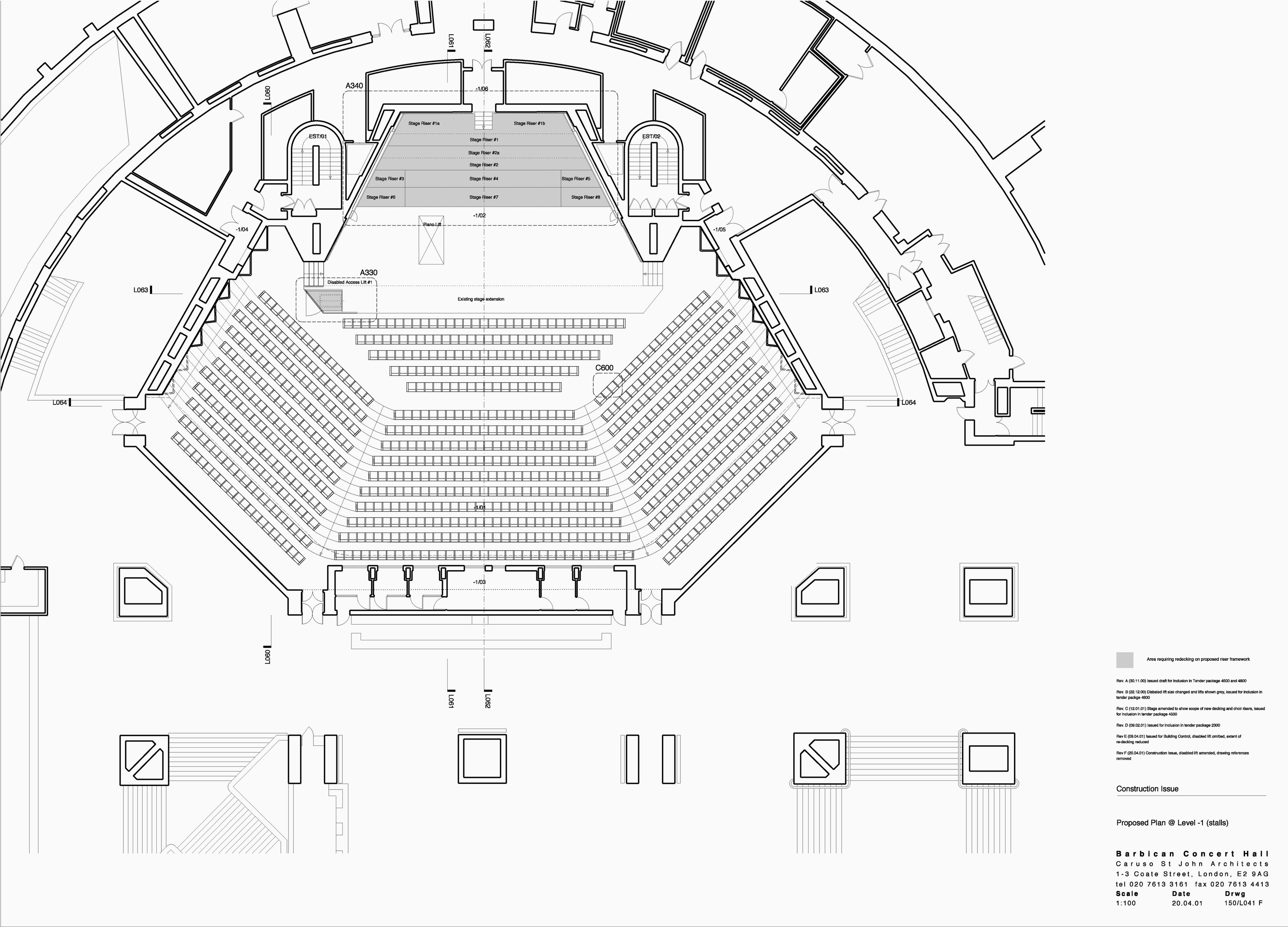 Barbican Concert Hall | Projects | Caruso St John Architects