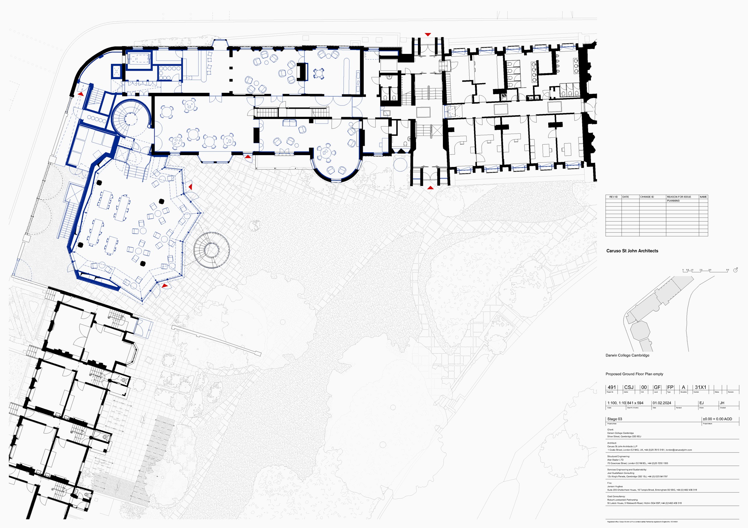 Darwin College | Projects | Caruso St John Architects