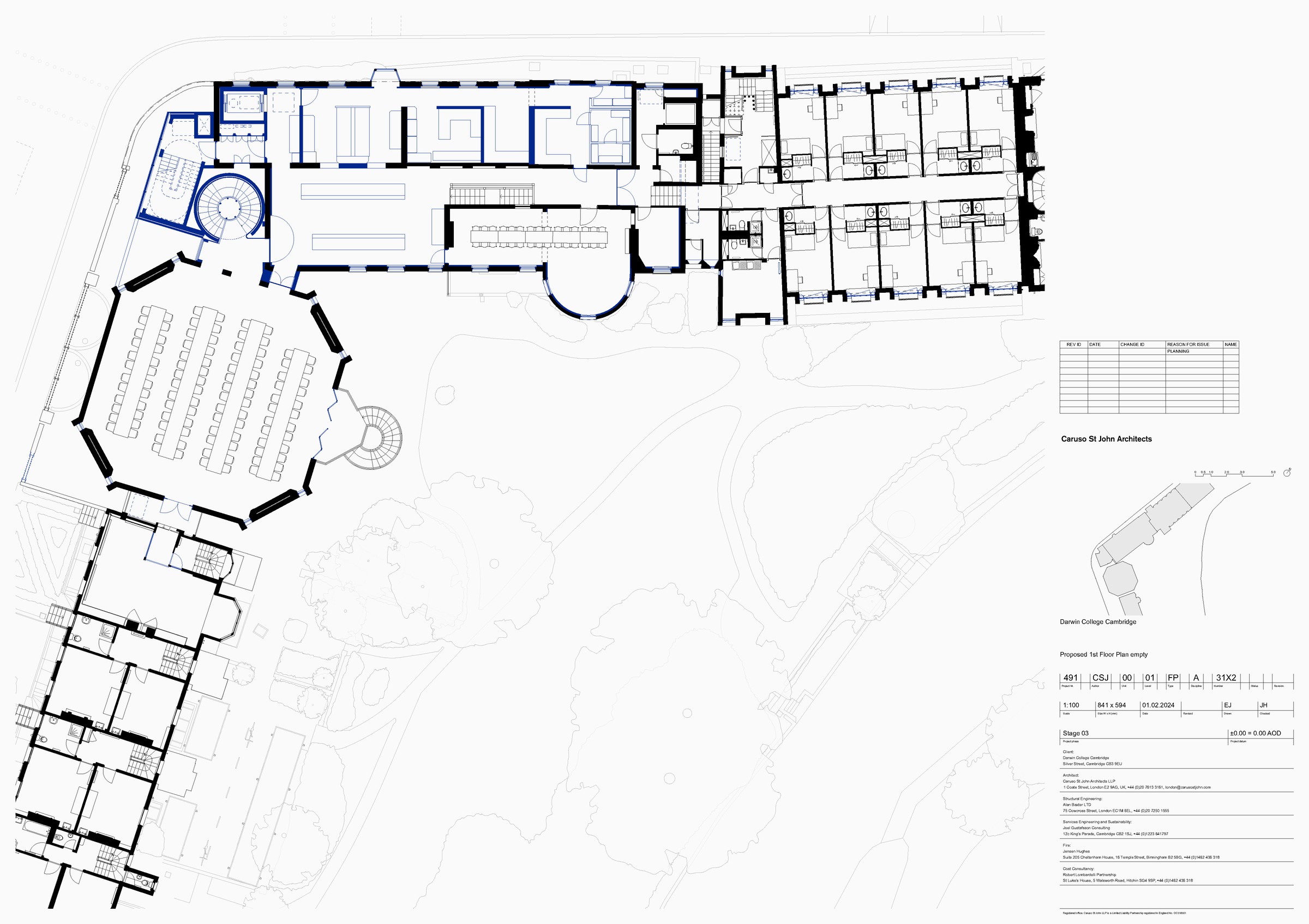 Darwin College | Projects | Caruso St John Architects