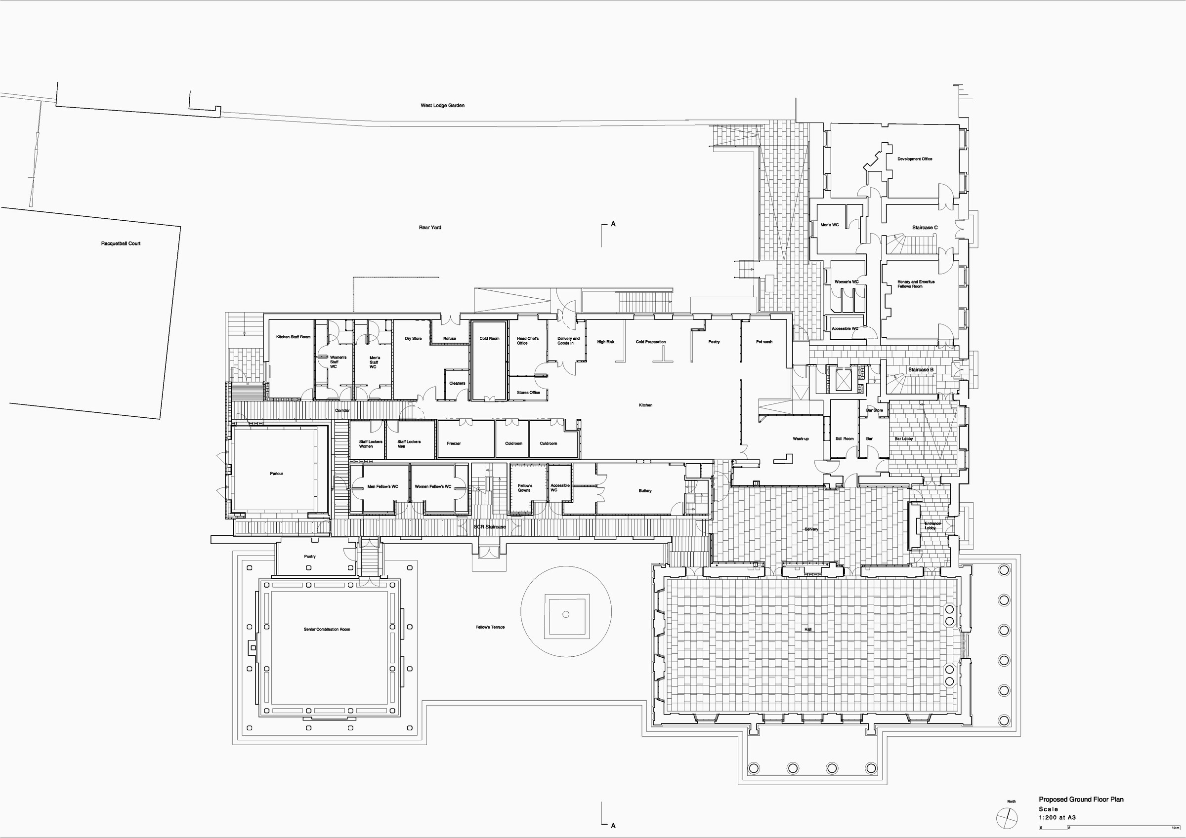 Dining Hall, Downing College | Projects | Caruso St John Architects