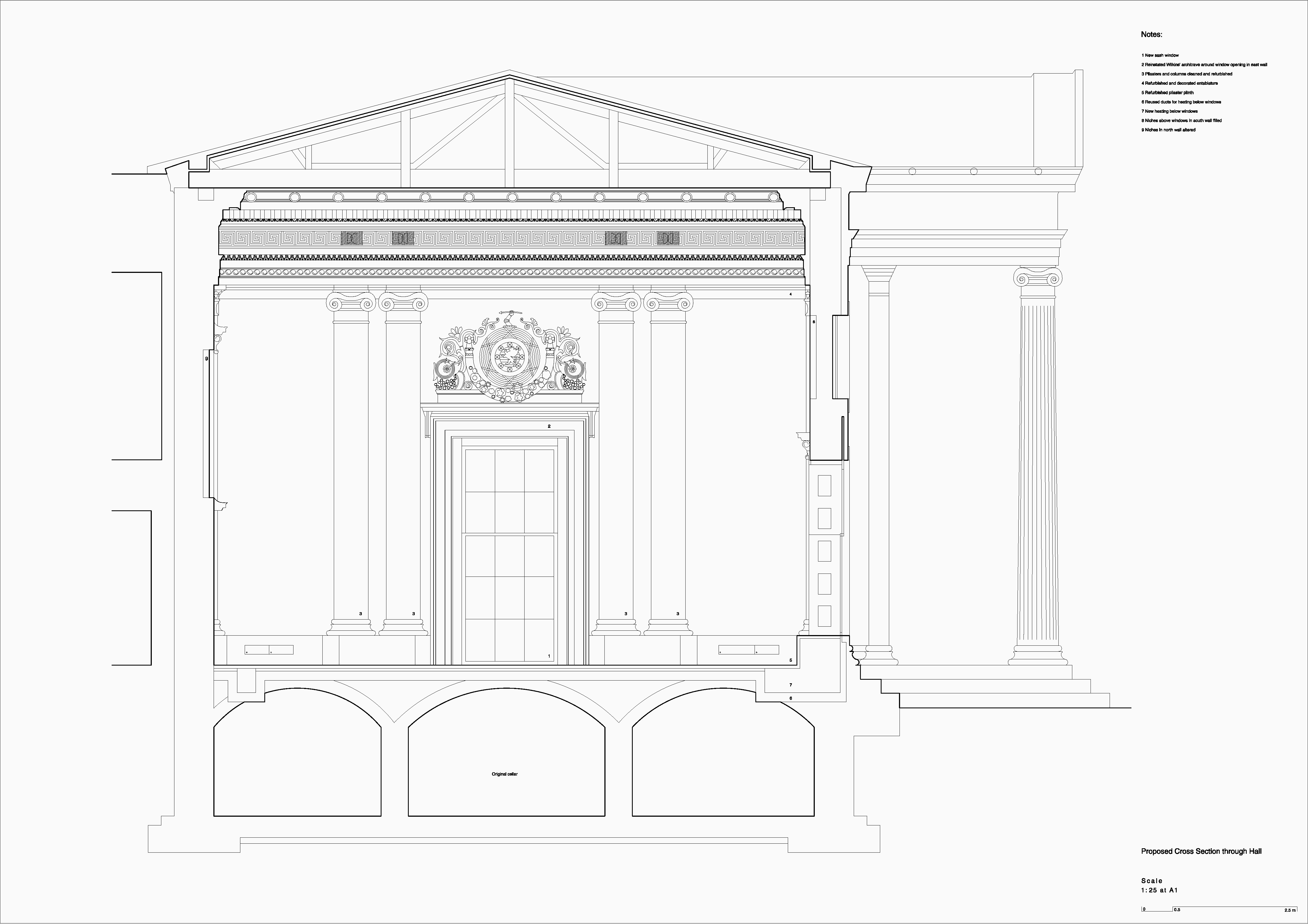 Dining Hall, Downing College | Projects | Caruso St John Architects
