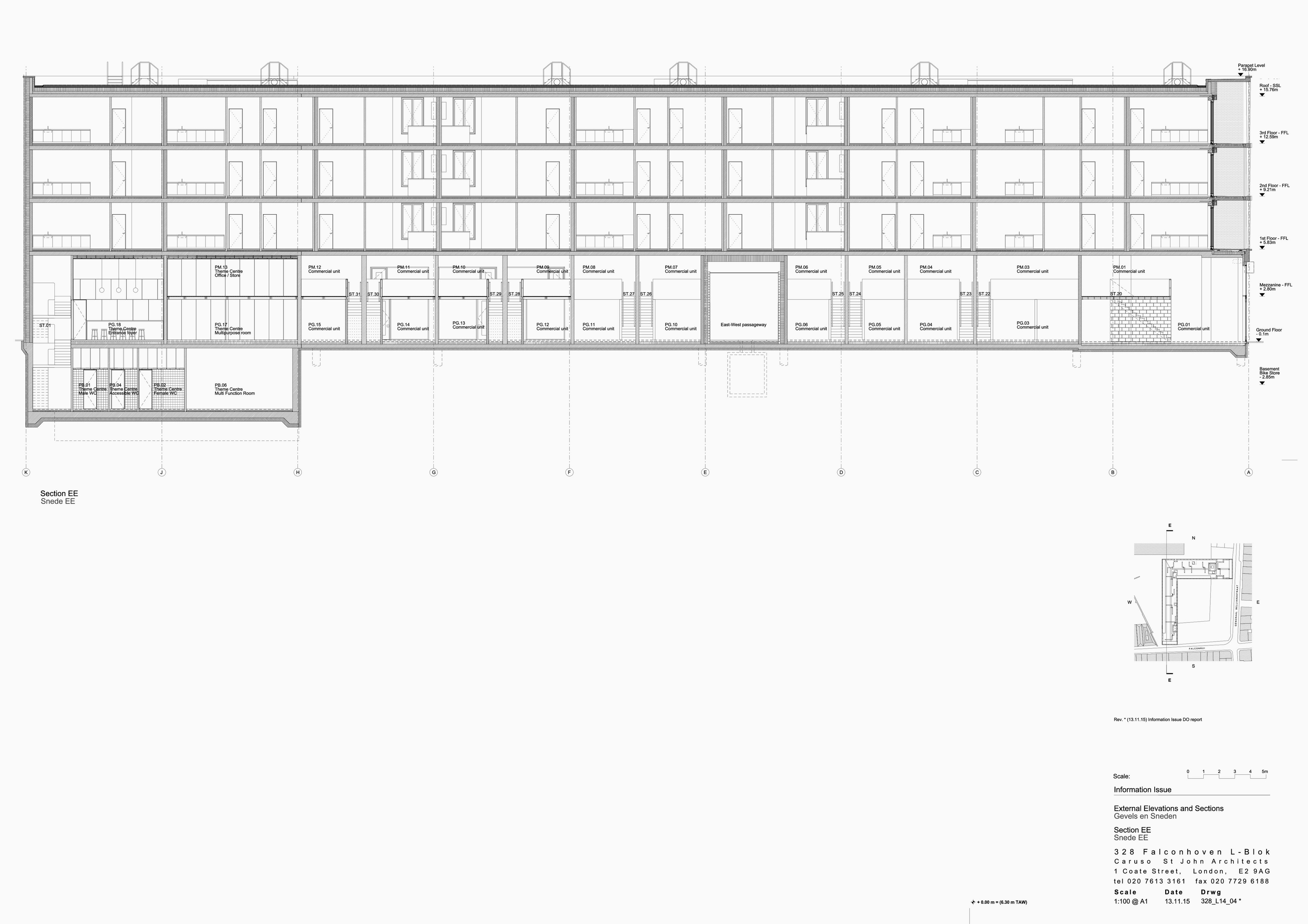 Falconhoven Apartment Building | Projects | Caruso St John Architects