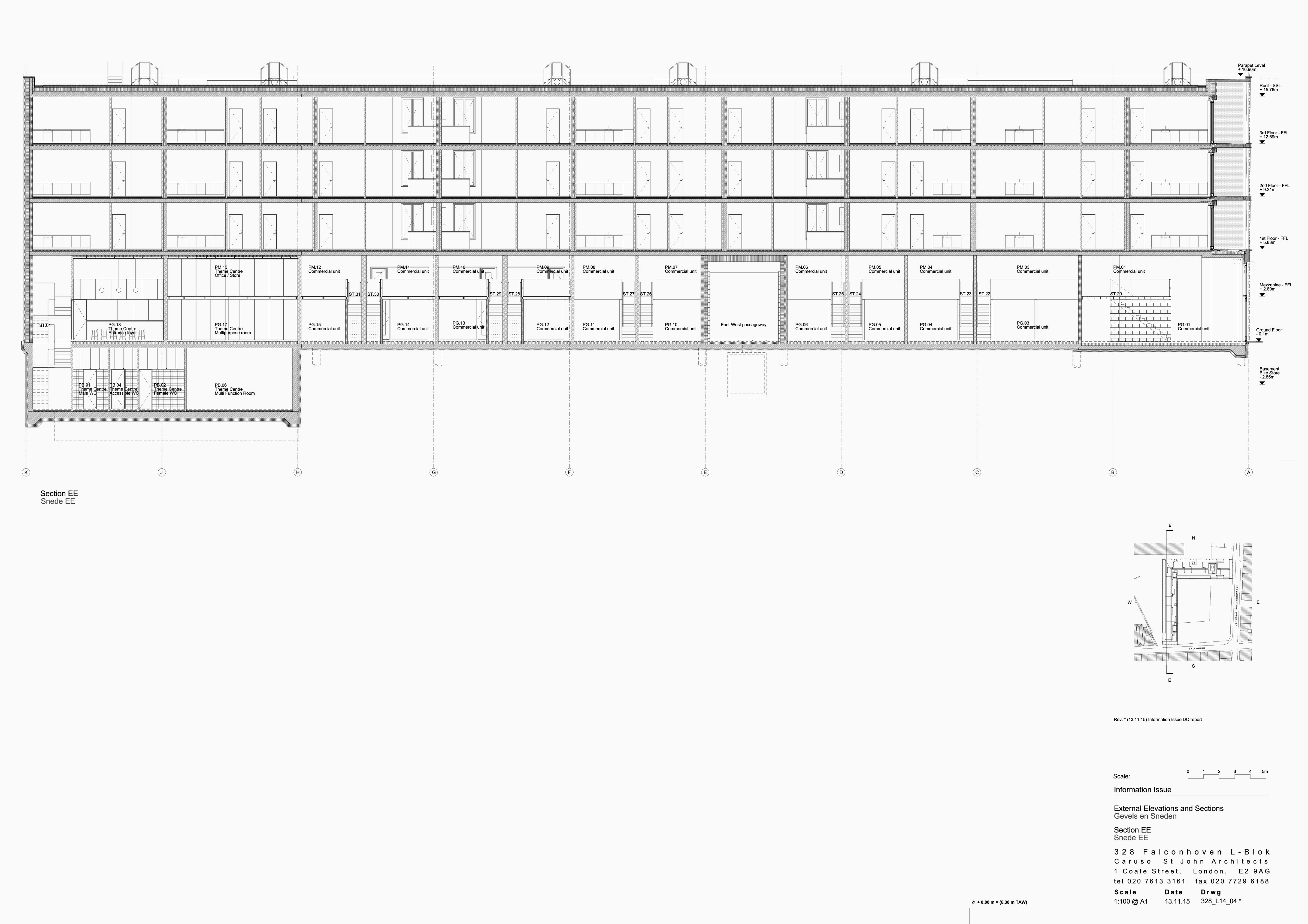 Falconhoven Apartment Building | Projects | Caruso St John Architects