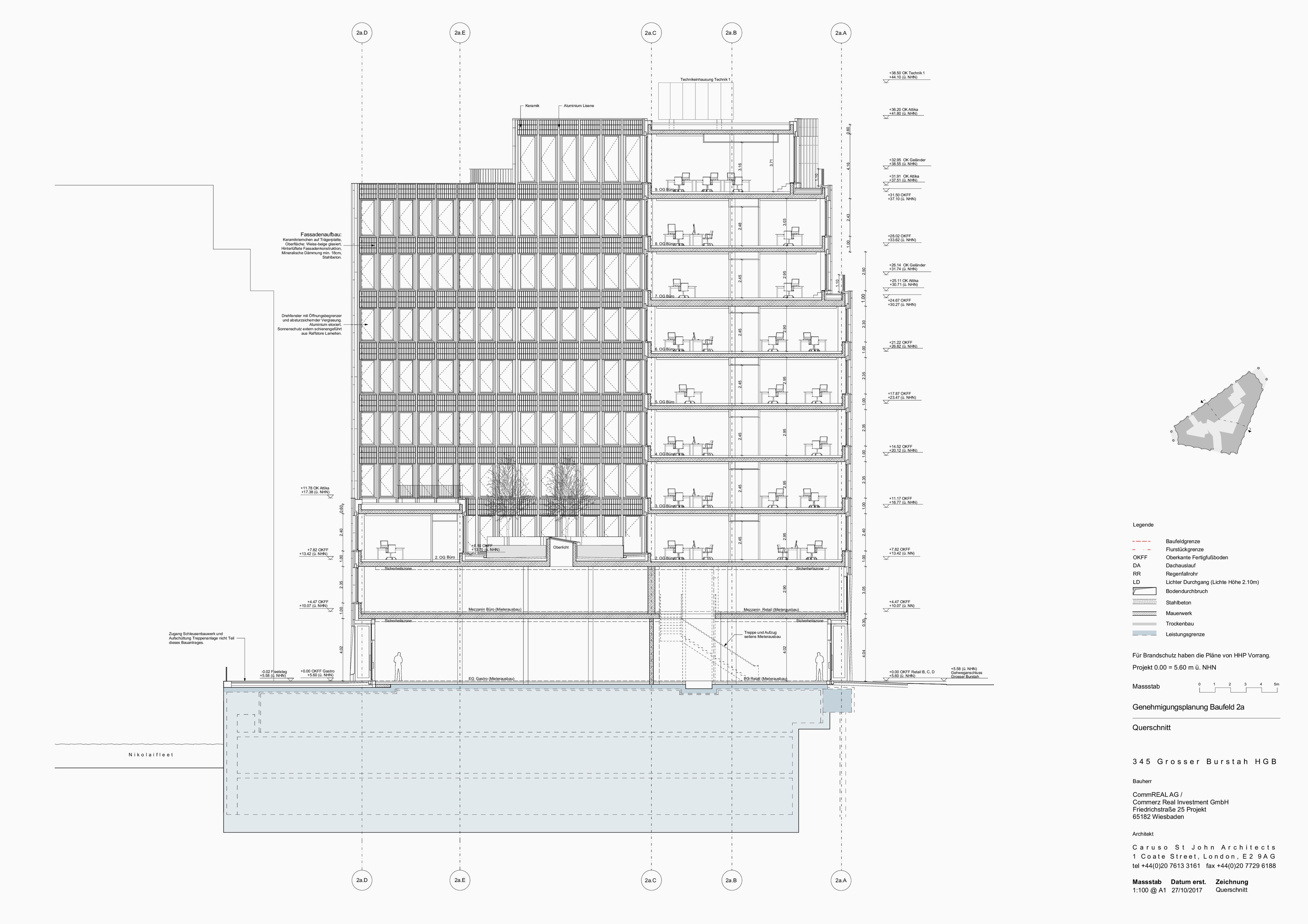 Office Building, Grosser Burstah | Projects | Caruso St John Architects