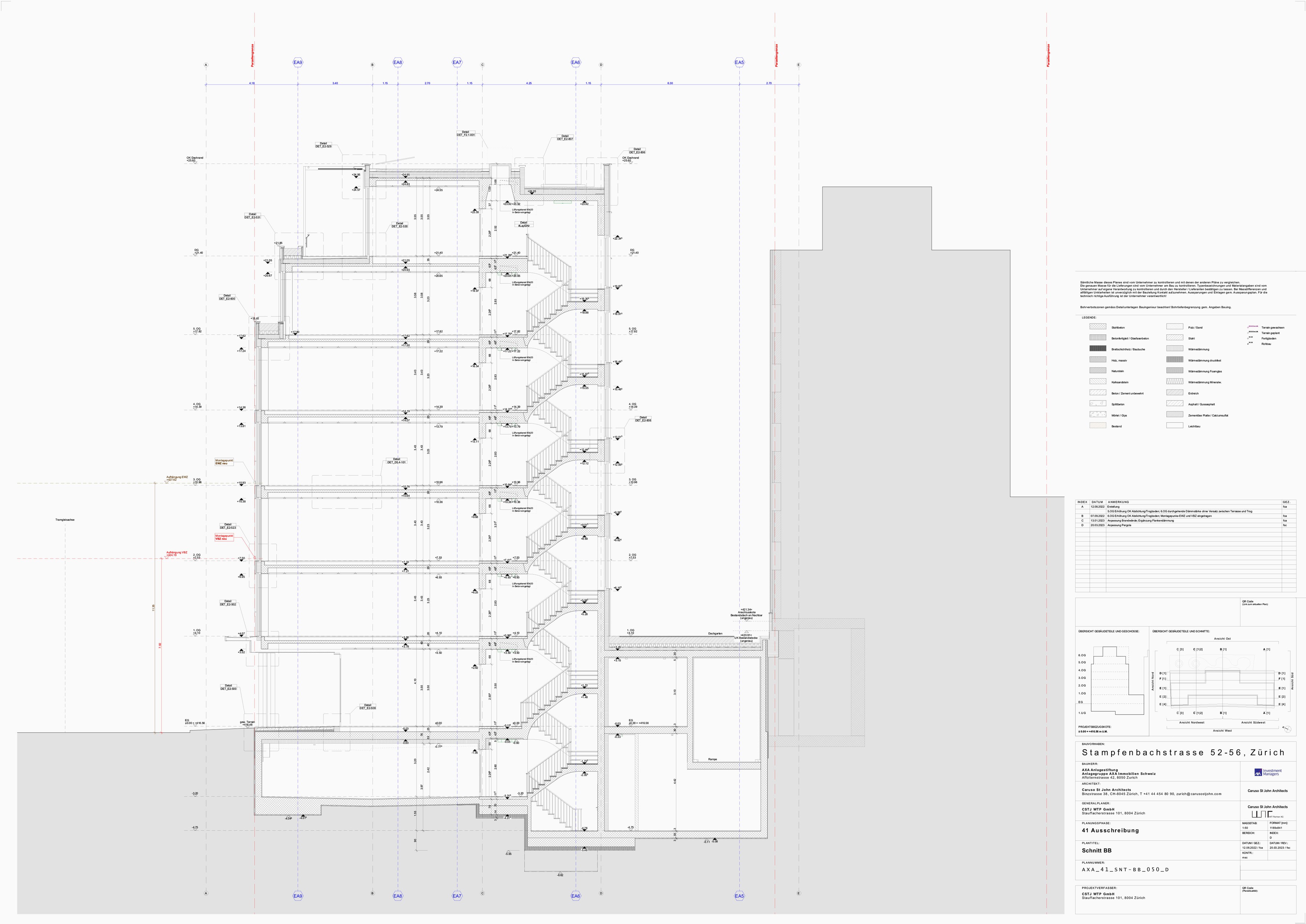 Office Building, Stampfenbachstrasse | Projects | Caruso St John Architects