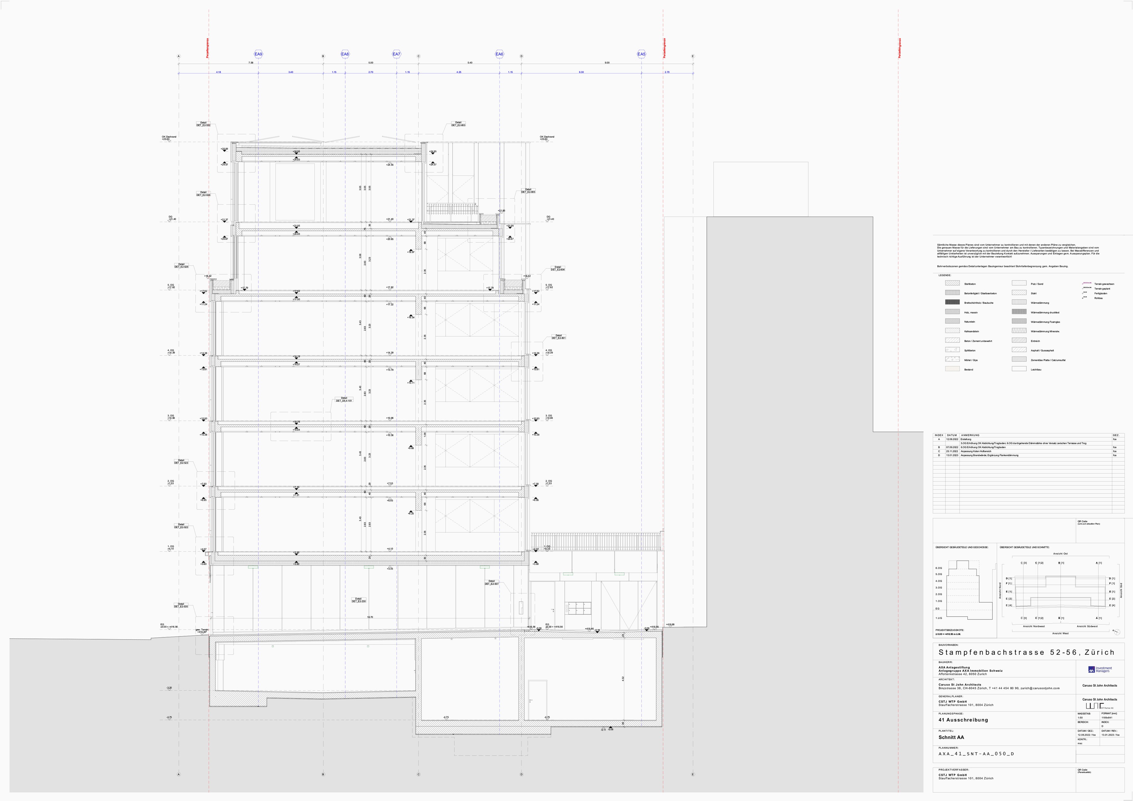 Office Building, Stampfenbachstrasse | Projects | Caruso St John Architects