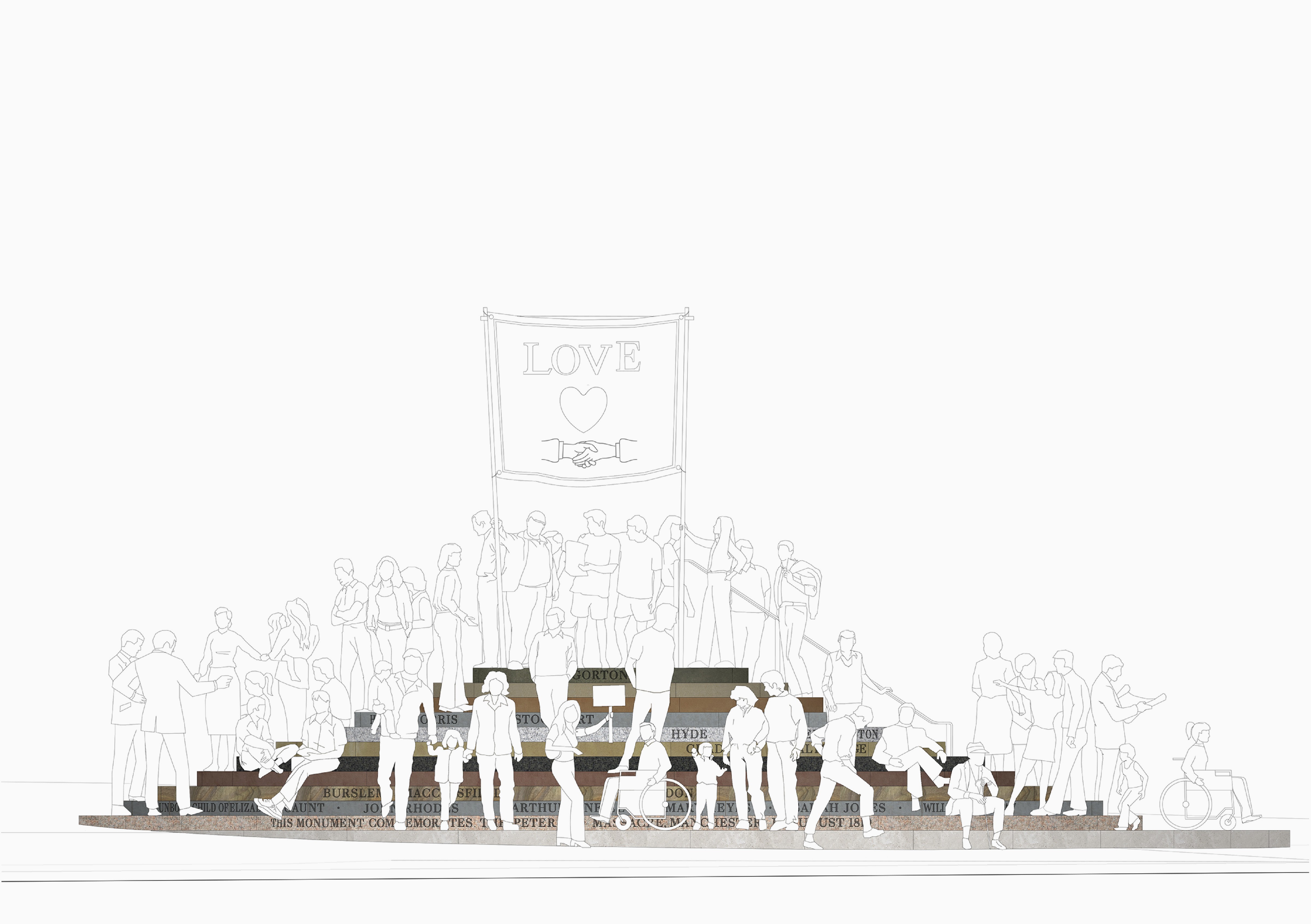 Peterloo Memorial | Projects | Caruso St John Architects