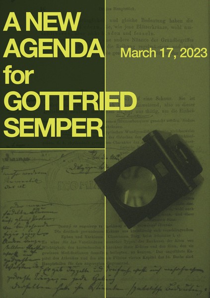 A New Agenda for Gottfried Semper | News | Caruso St John Architects